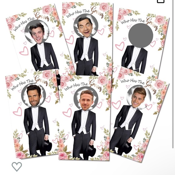 Games | Who Has The Groom Game Scratch Off Celebrity Cards Tickets ...